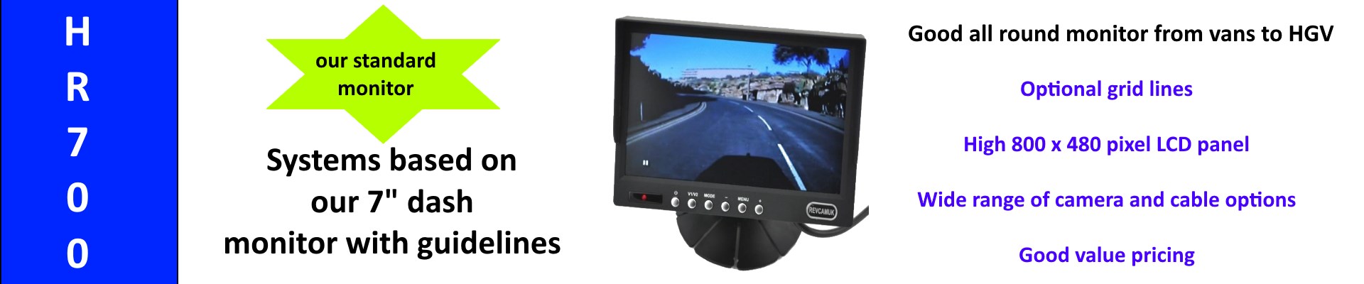 Reversing cameras | rear view monitors - Reversing Cameras UK