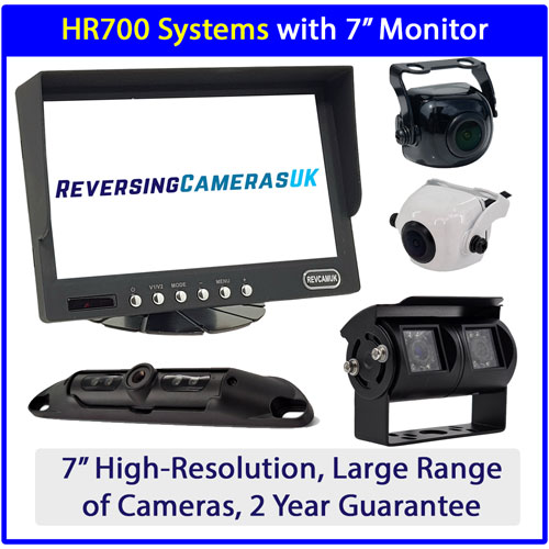 Wired Reversing Camera Systems - Reversing Cameras UK
