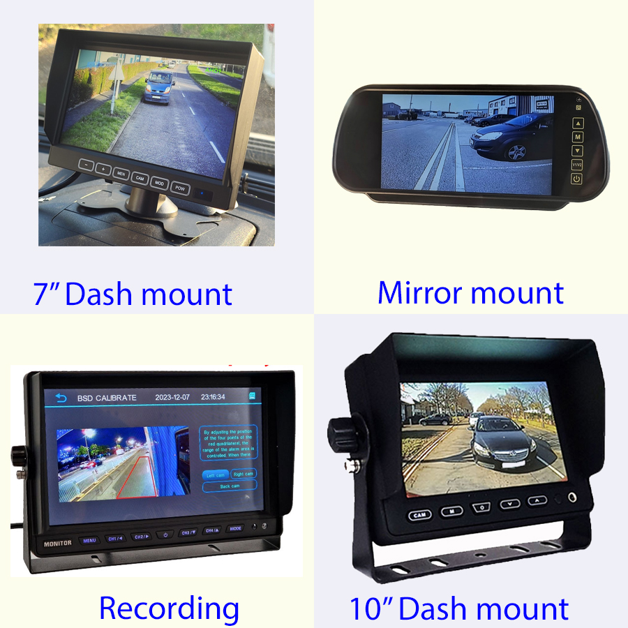 Rear View Monitors - Reversing Cameras UK