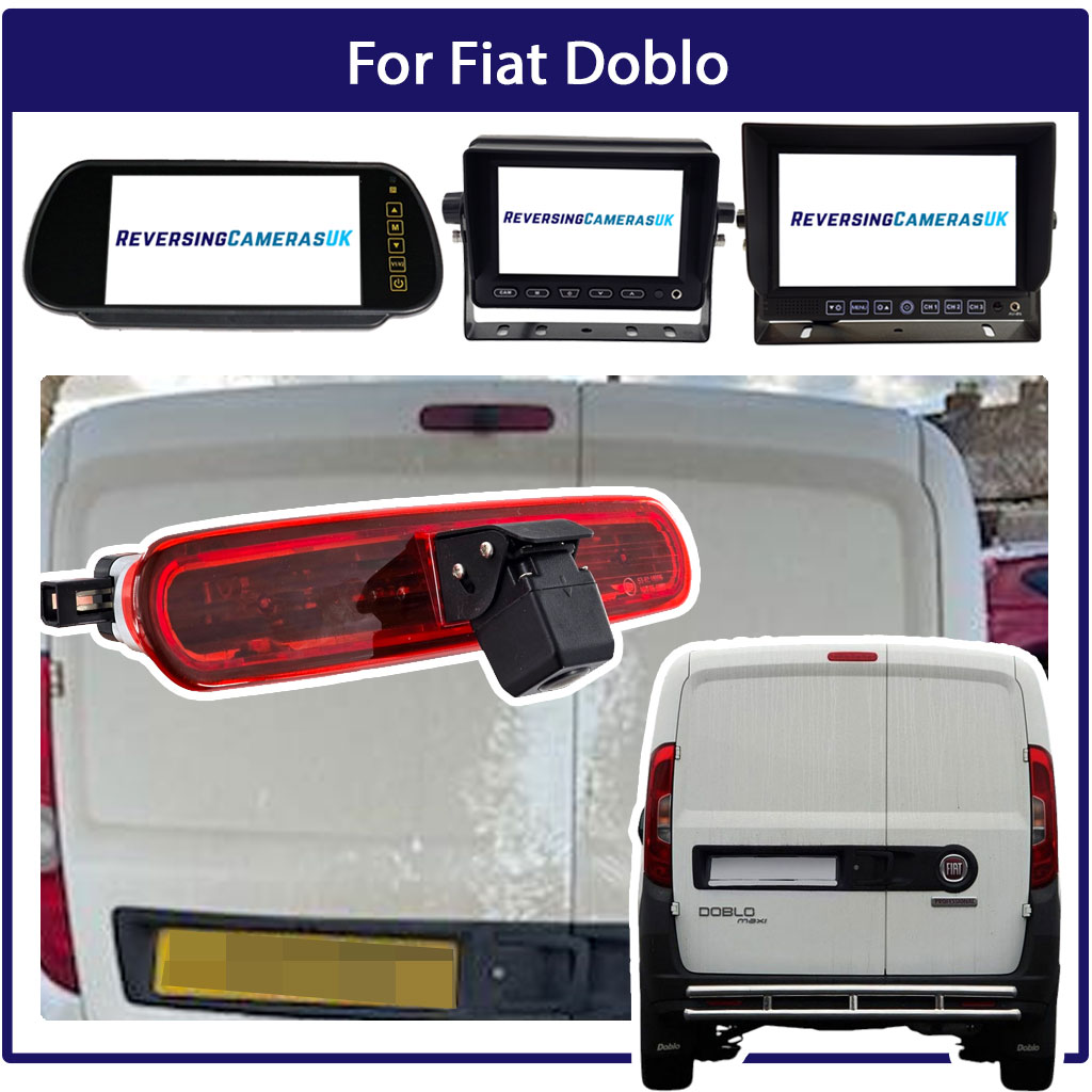 Fiat Doblo Integrated Brake Light Reversing Cameras - Reversing Cameras UK Fiat Doblo Integrated Brake Light Reversing Cameras - Reversing Cameras UK