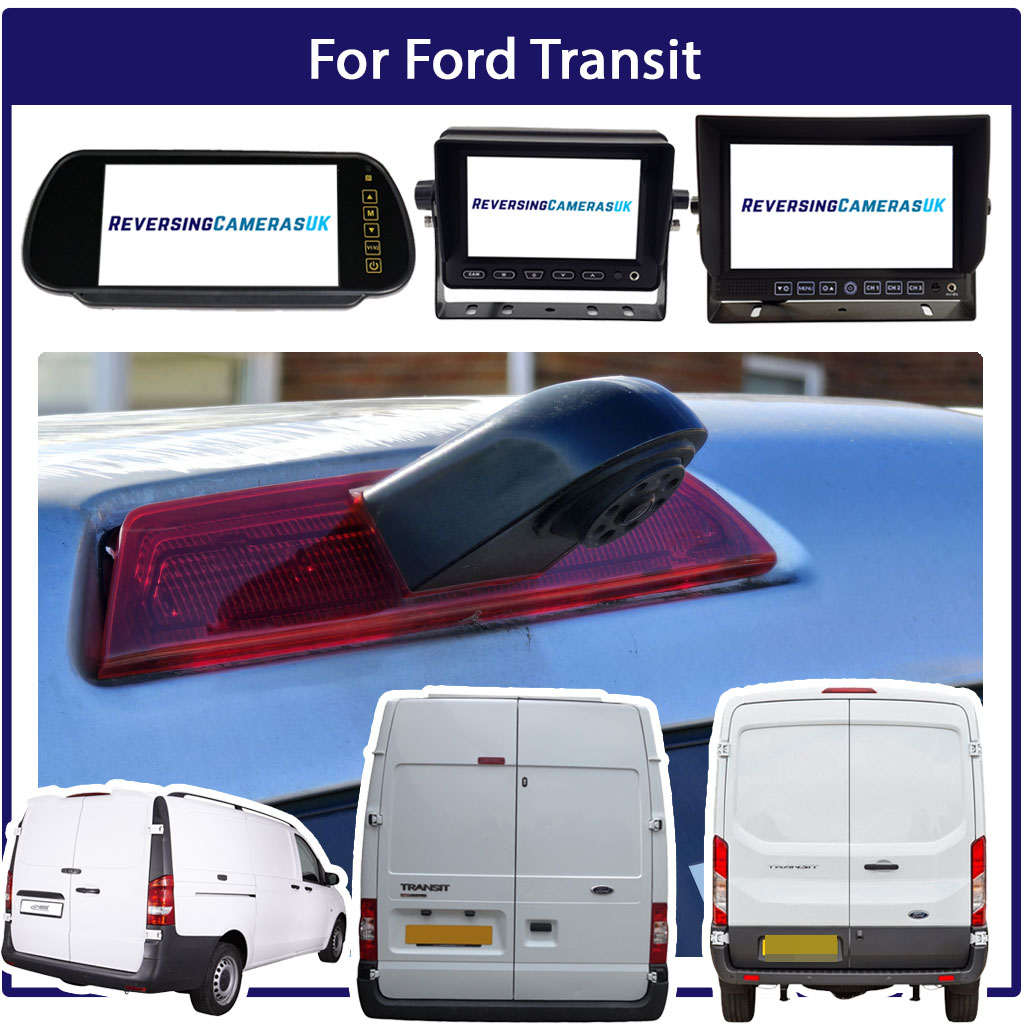 Ford Transit Integrated Brake Light Reversing Cameras - Reversing Cameras UK