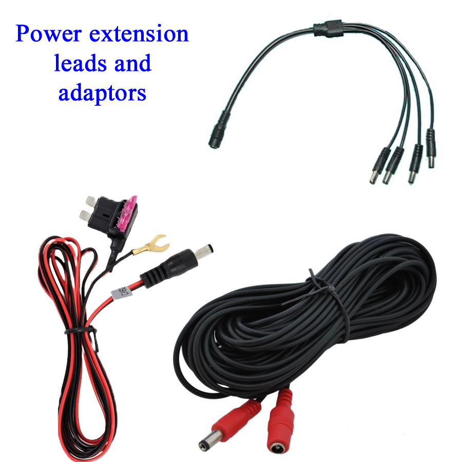 Power extension cables - Reversing Cameras UK