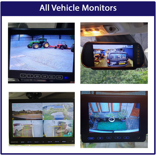 Rear View Monitors - Reversing Cameras UK
