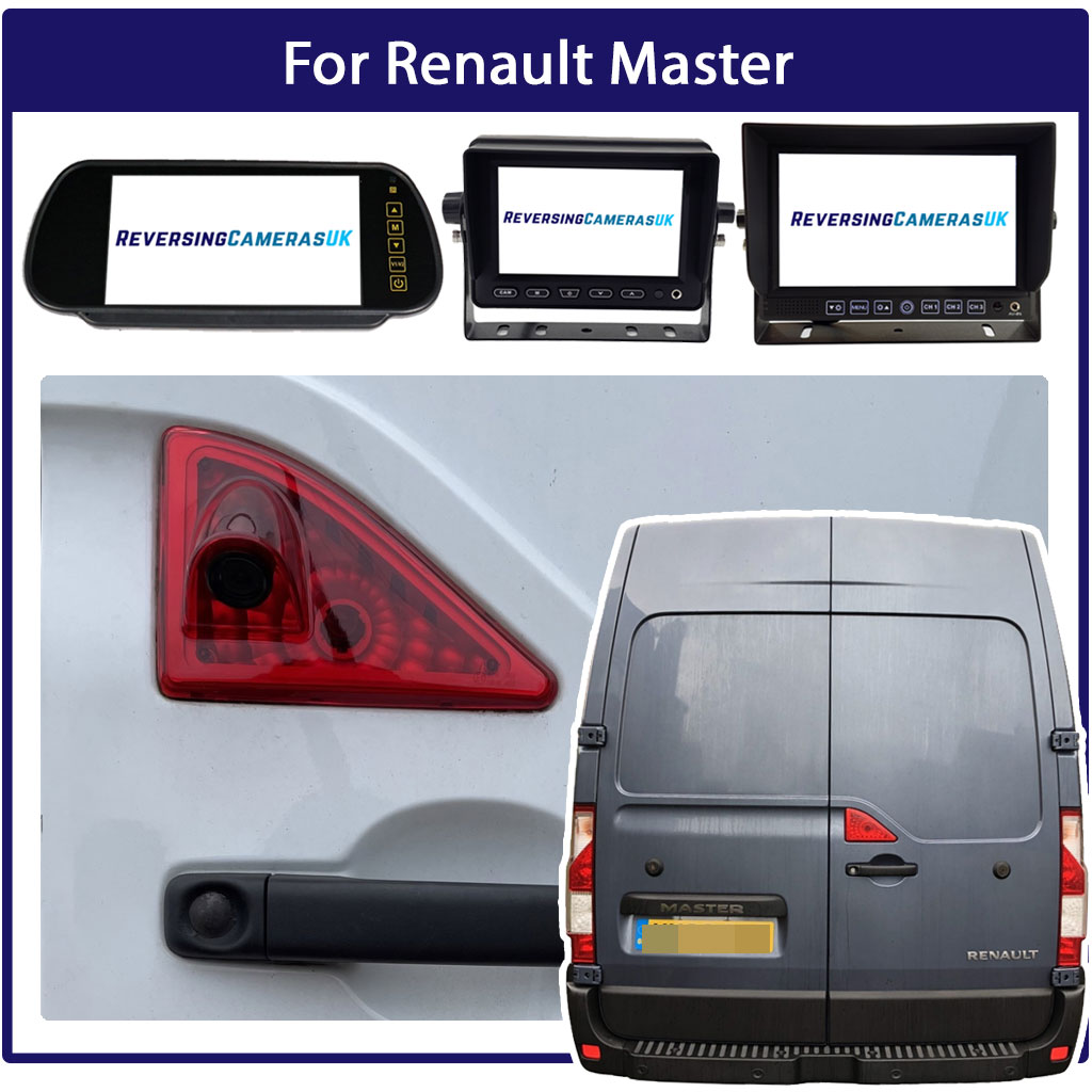 Renault Master Brake Light Reversing Camera Systems - Reversing Cameras UK