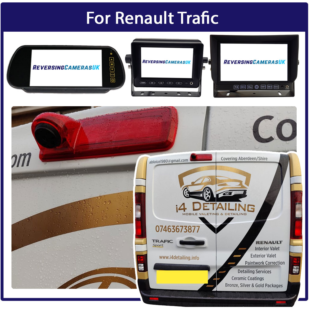 Renault Trafic Integrated Brake Light Reversing Cameras - Reversing ...