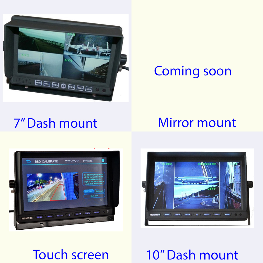 Rear View Monitors - Reversing Cameras UK
