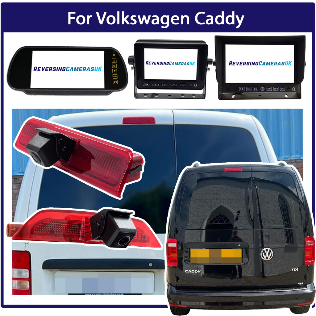 VW Volkswagen Caddy Brake Light Reversing Camera Systems - Reversing ...