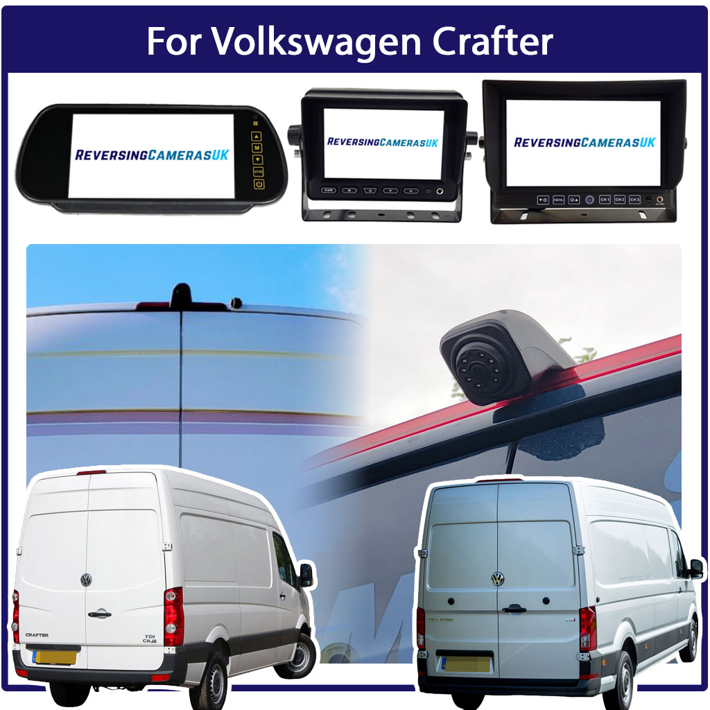 VW Volkswagen Crafter Brake Light Reversing Camera Systems - Reversing Cameras UK