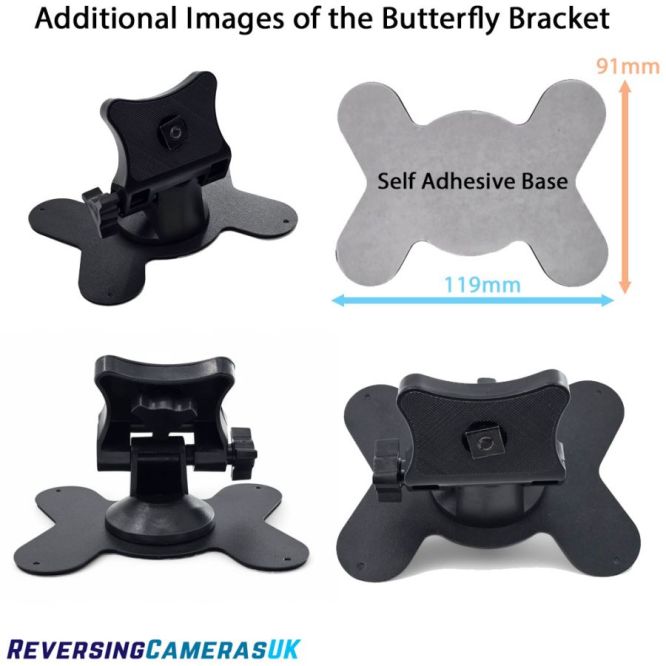 Butterfly Style Adjustable Vehicle Monitor Bracket | Universal Dash ...