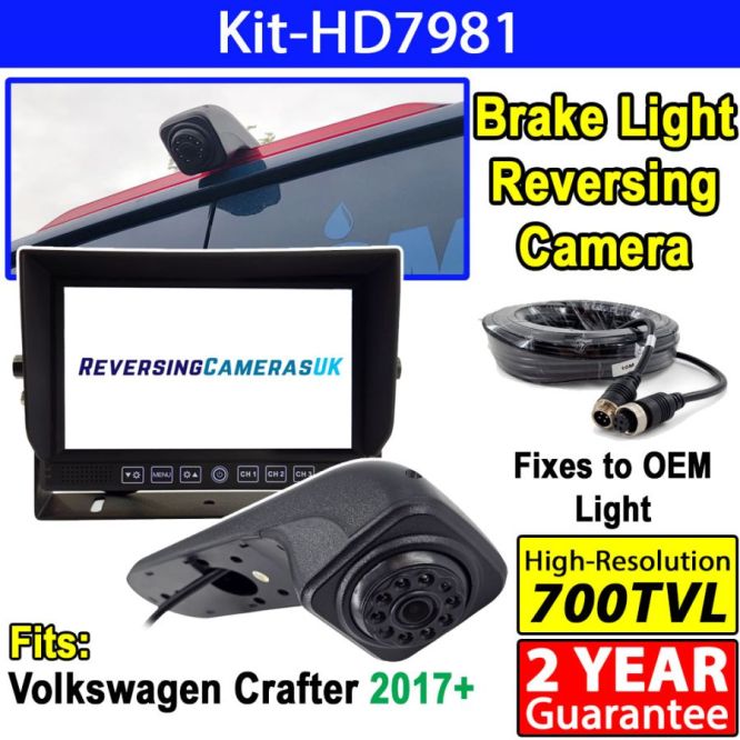 Volkswagen Crafter Brake Light Reversing Camera – Clear & Safe ...