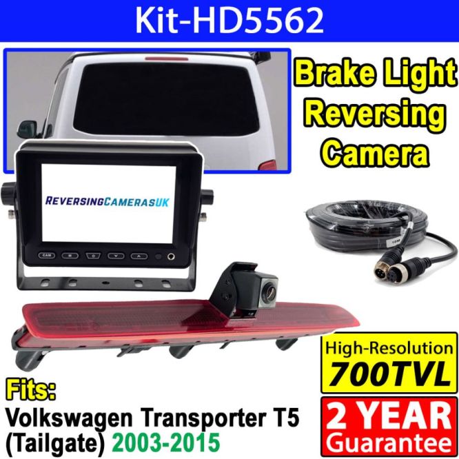 VW Transporter T5 & T6 Brake Light Reversing Camera Systems - Reversing ...