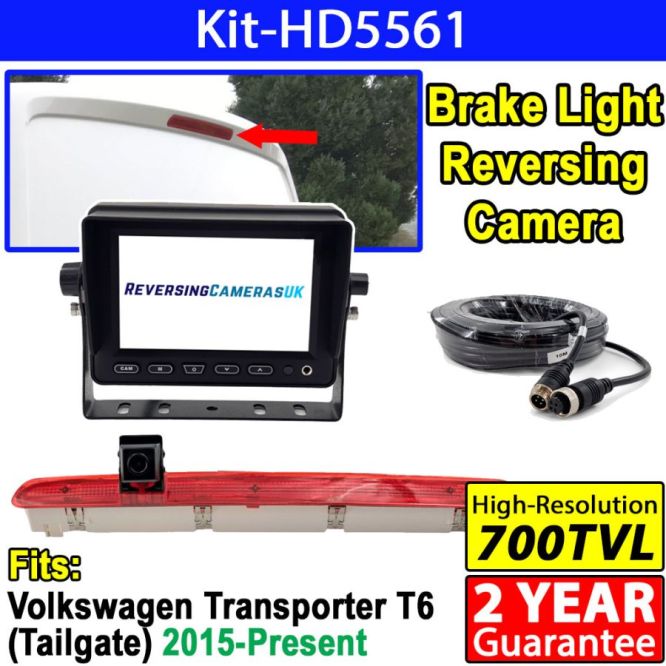 VW Transporter T5 & T6 Brake Light Reversing Camera Systems - Reversing ...