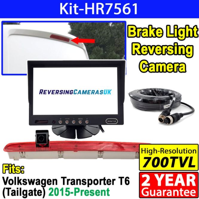 VW Transporter T5 & T6 Brake Light Reversing Camera Systems - Reversing ...