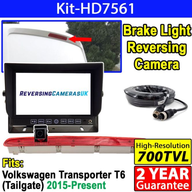 VW Transporter T5 & T6 Brake Light Reversing Camera Systems - Reversing ...