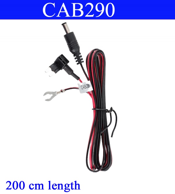 200cm Standard Blade Fuse Tap "Piggyback fuse holder" to 2.1mm DC ...