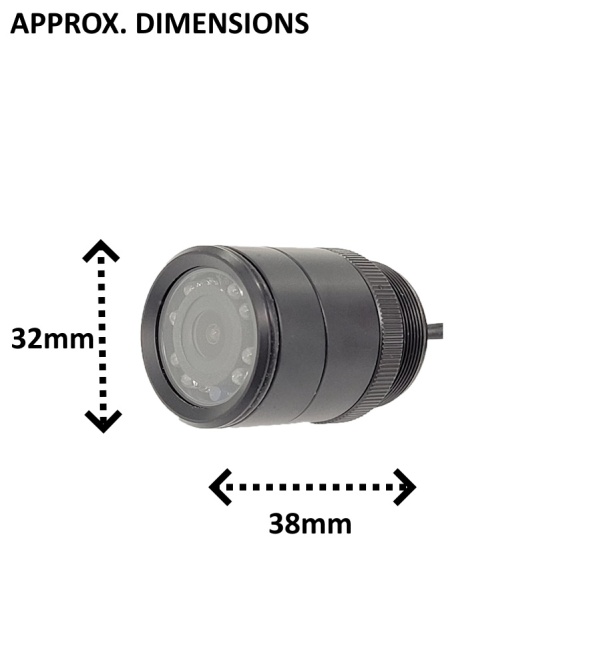 Number Plate Wireless Reverse Camera Kit with 7" mirror monitor ...