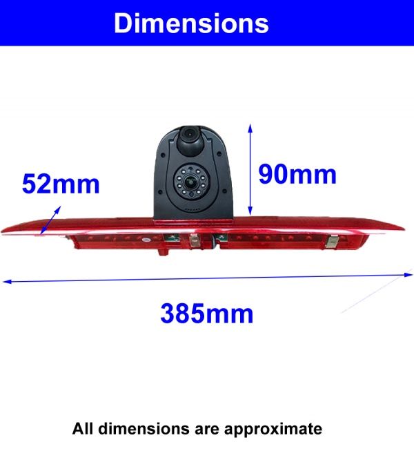 Ford Transit Dual Lens Brake Light Reversing and Rear View Camera ...