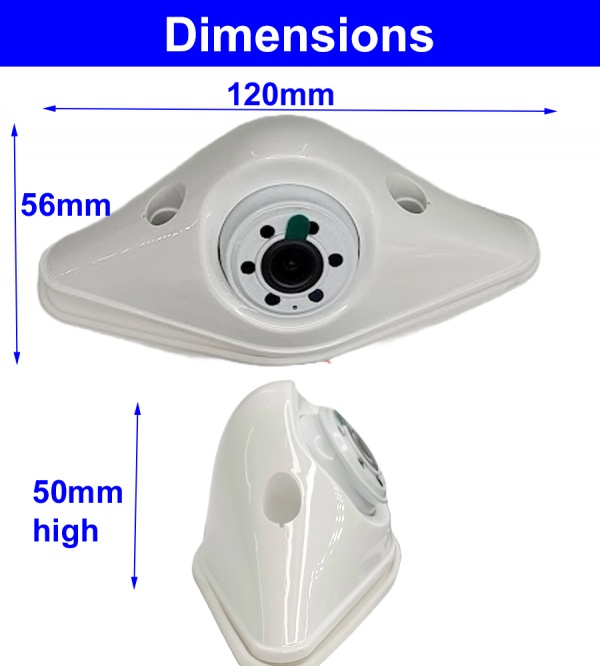 Diamond Shaped Hi-Res Reversing Camera - Reversing Cameras UK