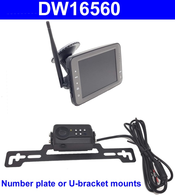 DW1 5 inch digital wireless reversing system - Reversing Cameras UK