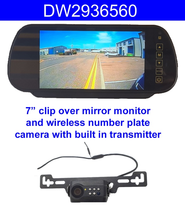 DW293 Wireless mirror monitor kits - Reversing Cameras UK
