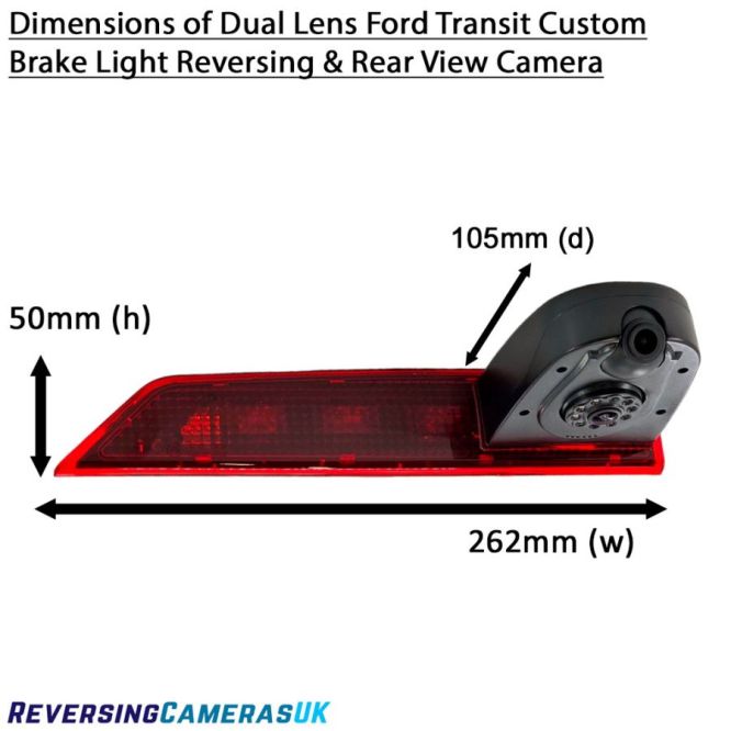 Ford Transit Custom Dual Lens Brake Light Reversing and Driving Rear ...