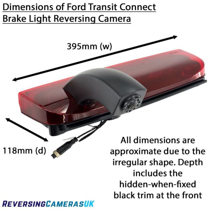 2013+ Ford Transit Connect Brake Light Reversing Camera – Clear Rear View - Reversing Cameras UK