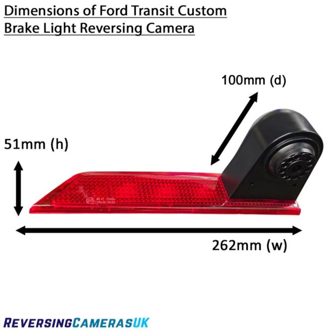 Ford Transit Integrated Brake Light Reversing Cameras - Reversing Cameras UK