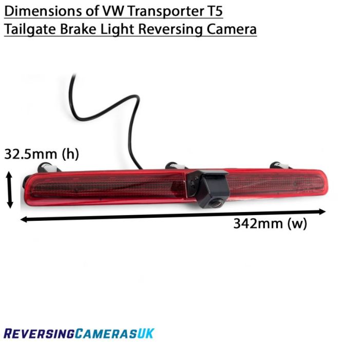 VW Transporter T5 & T6 Brake Light Reversing Camera Systems - Reversing ...