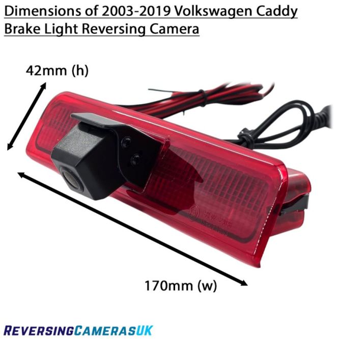 Volkswagen Caddy Brake Light Reversing Camera – Clear & Safe Reversing - Reversing Cameras UK