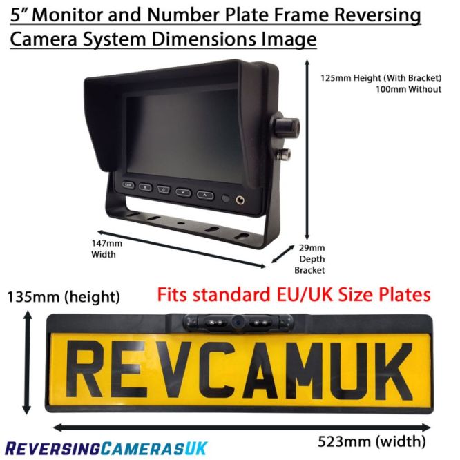 HD500 Reversing Cameras Systems - Reversing Cameras UK