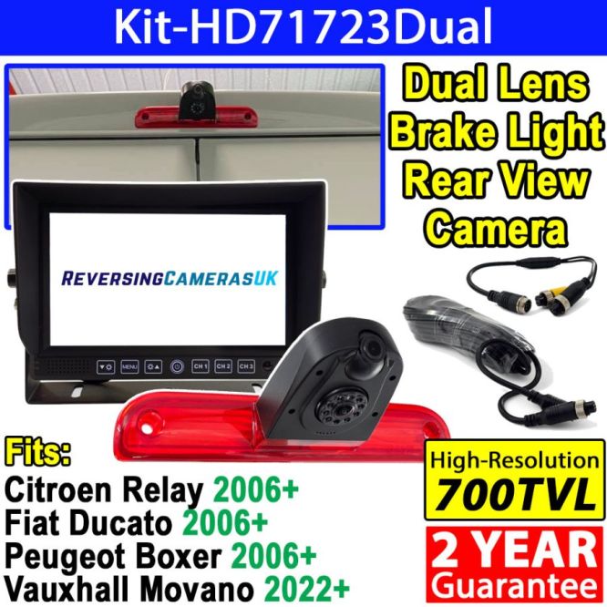 Citroën Relay Brake Light Reversing Camera Solutions - Reversing Cameras UK