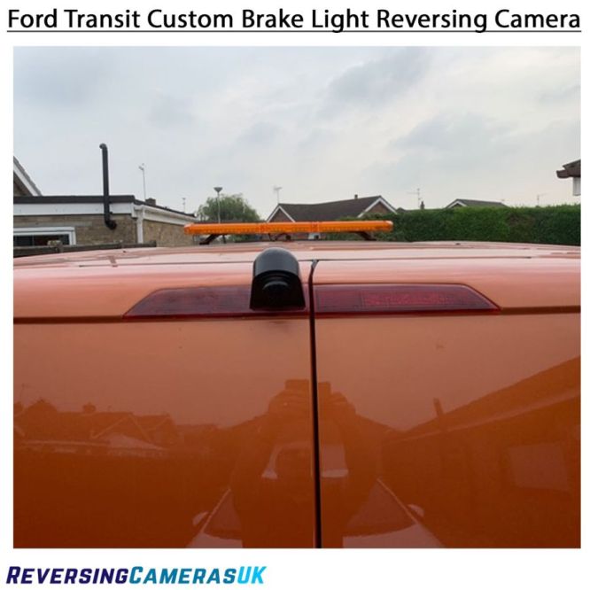 Dual Lens Reversing Camera with 7" Mirror Monitor for Ford Transit ...