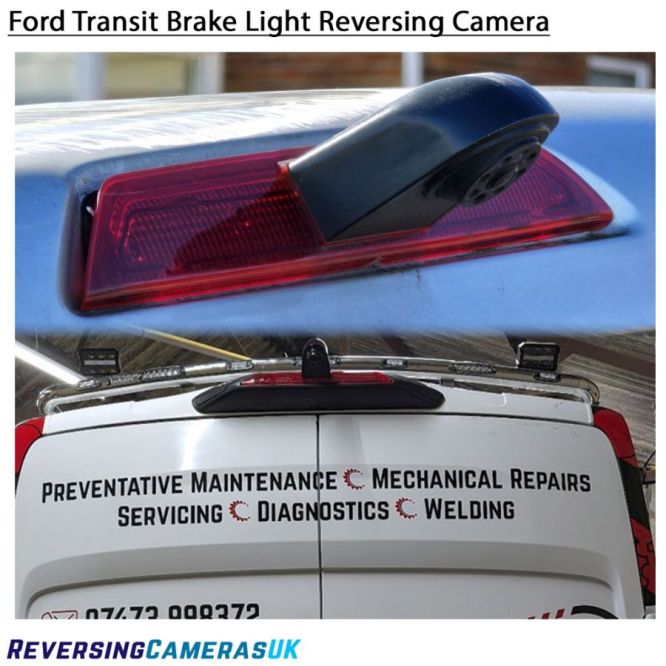 Ford Transit Integrated Brake Light Reversing Cameras - Reversing ...