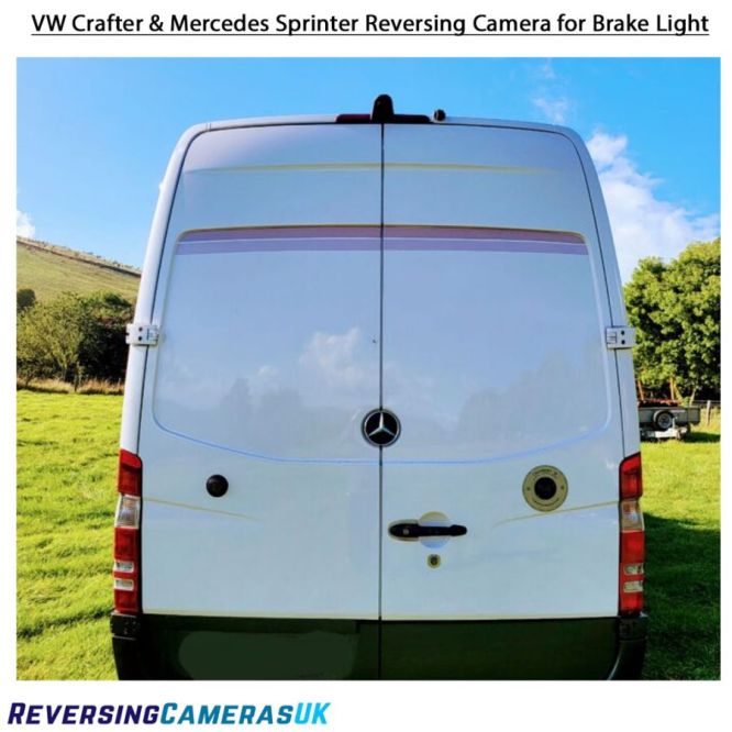 Mercedes Sprinter & VW Crafter Brake Light Reversing Camera – Clear ...