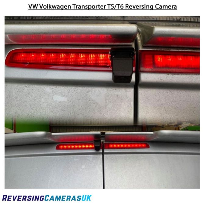 VW Transporter T5 & T6 Brake Light Reversing Camera Systems - Reversing Cameras UK