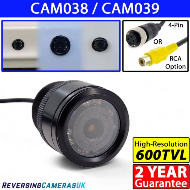 Flush Bumper/Bullet Reversing Cameras - Reversing Cameras UK