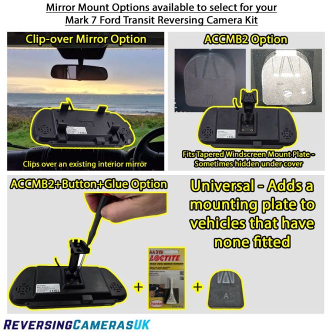 Ford Transit Integrated Brake Light Reversing Cameras - Reversing ...