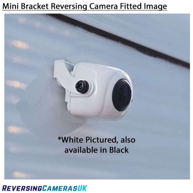 White Motorhome Post/Bolt-Fit Reversing Camera - Reversing Cameras UK