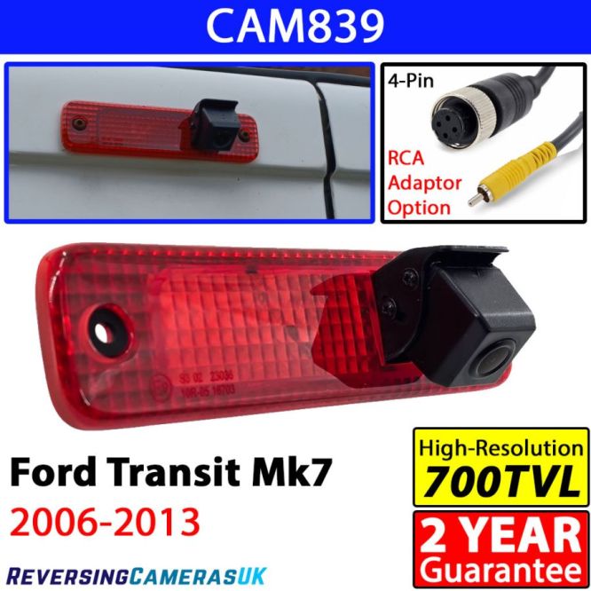 Ford Transit Integrated Brake Light Reversing Cameras - Reversing ...