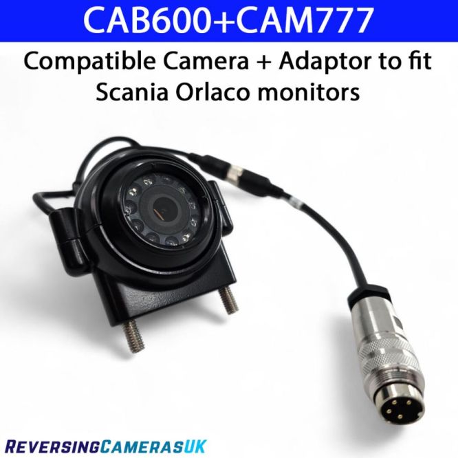 4 Pin Camera to 4 Pin Scania Orlaco / Famos Monitor Adapter - Reversing ...