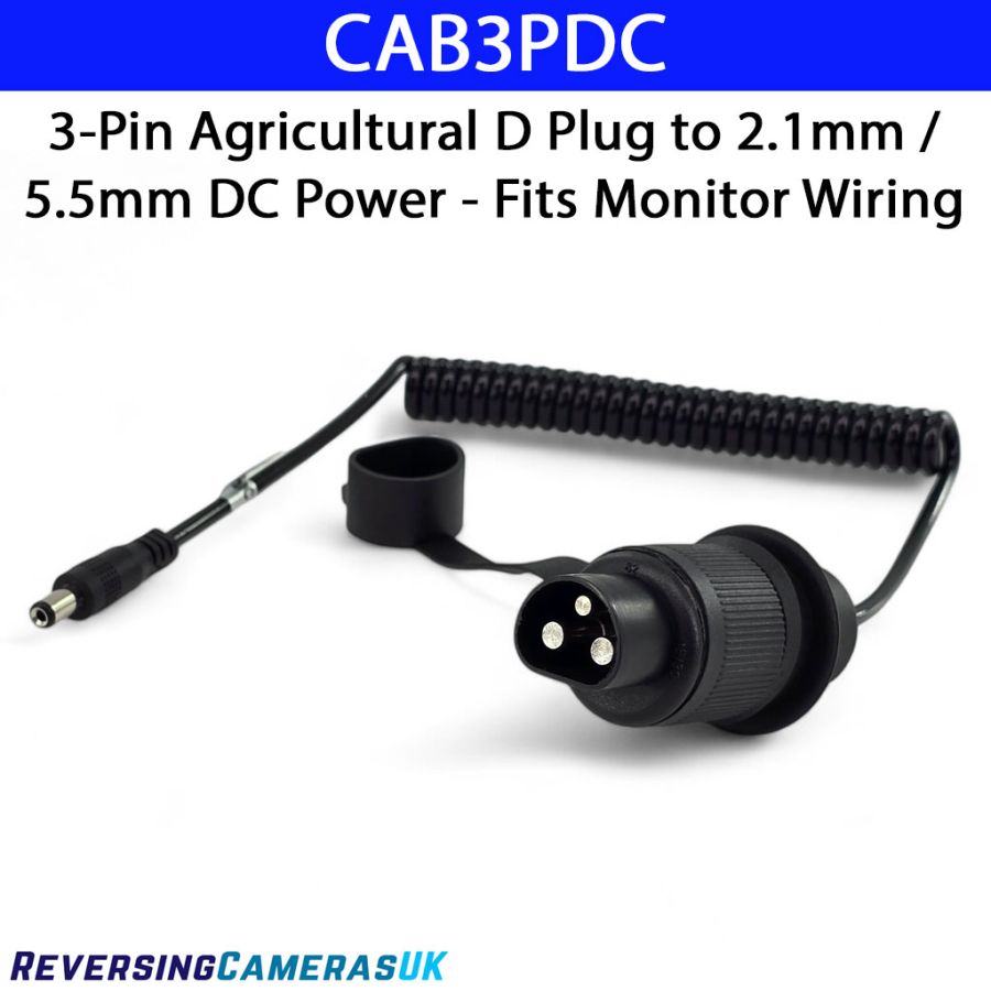 Agricultural D Plug for Reversing Camera System Power Supply ...