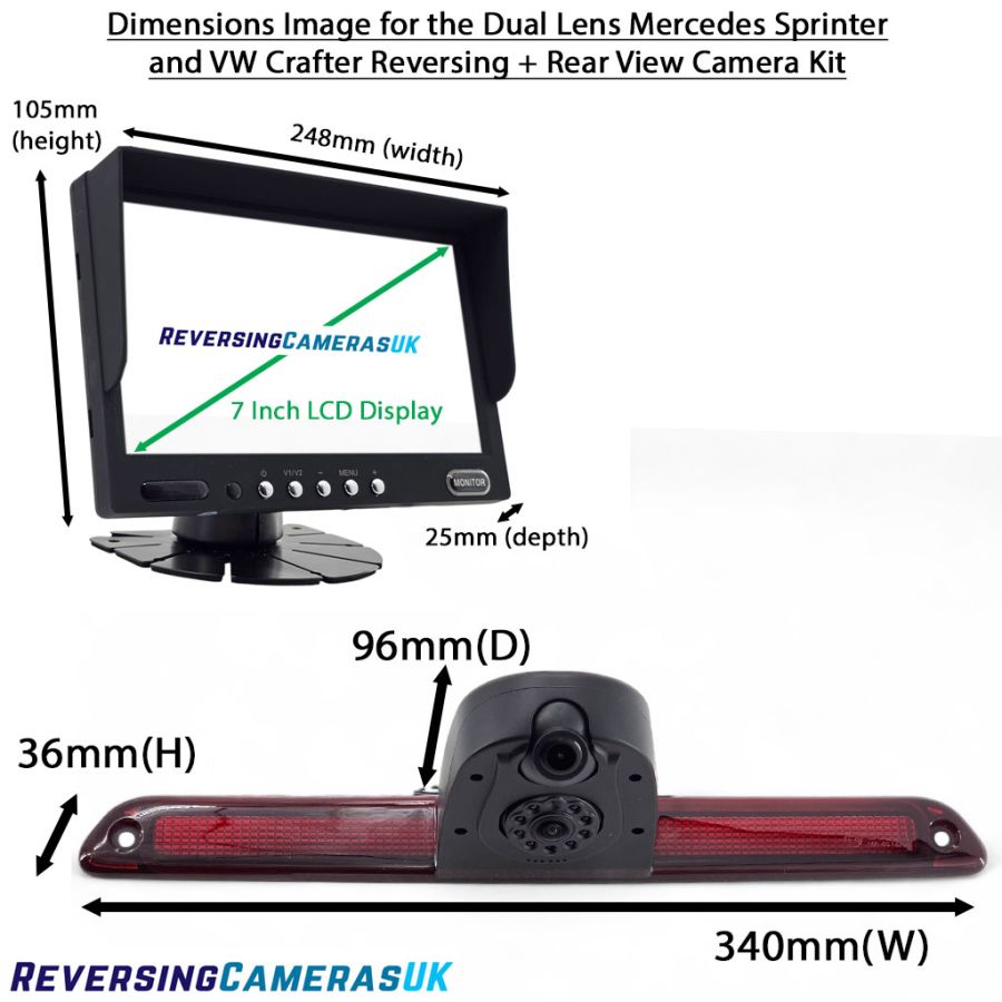 VW Crafter and Mercedes Sprinter Dual Lens Brake Light Reversing and ...