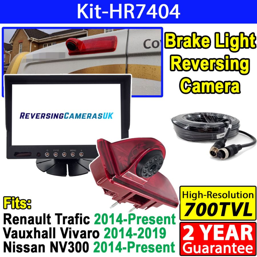Vauxhall Opel Vivaro, Renault Trafic Reverse Camera System with 7 inch ...