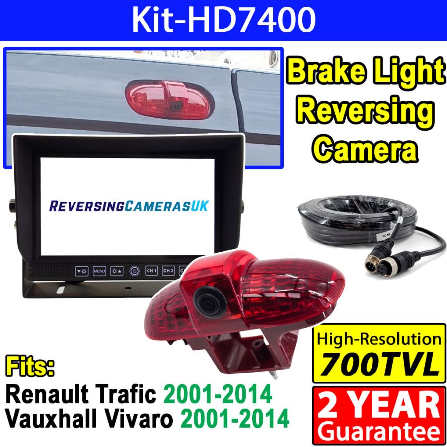 Vauxhall Opel Vivaro, Renault Trafic Reverse Camera System with 7 inch ...