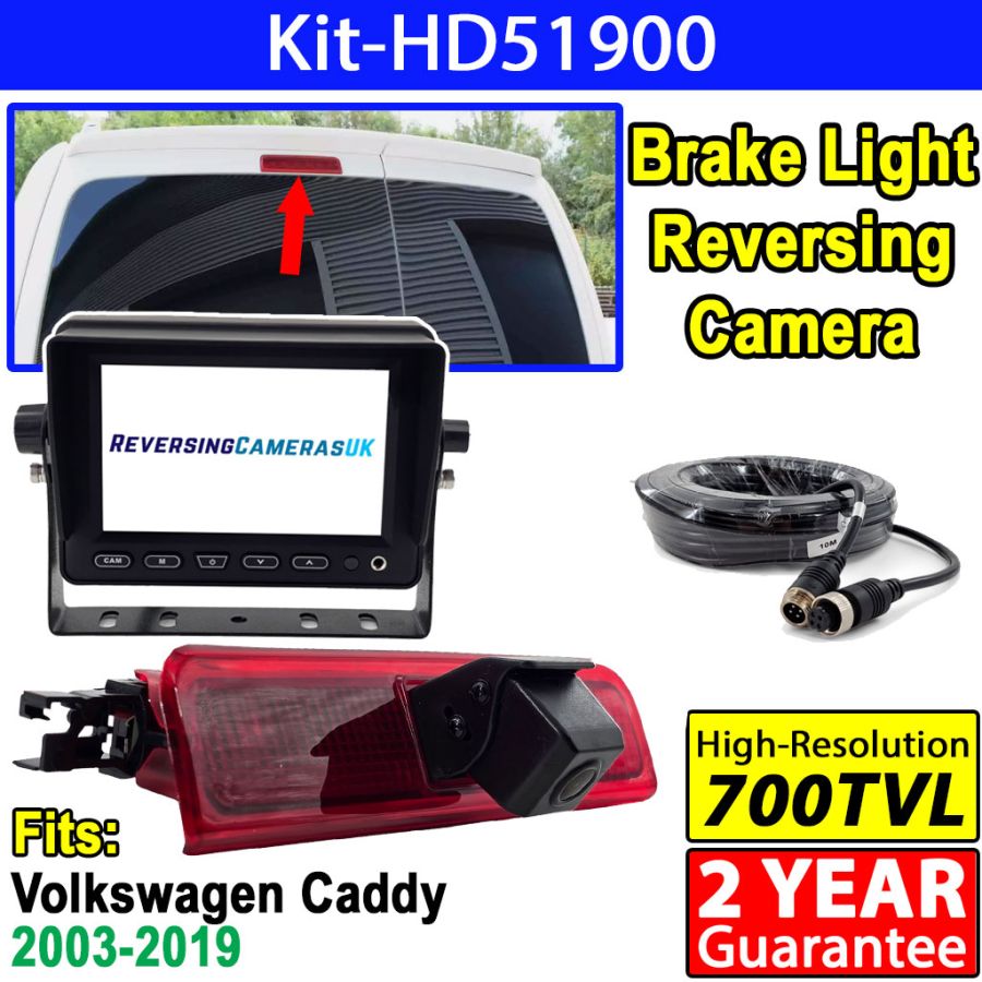 2003-2019 Volkswagen Caddy Reverse Camera System with 5 inch Display ...