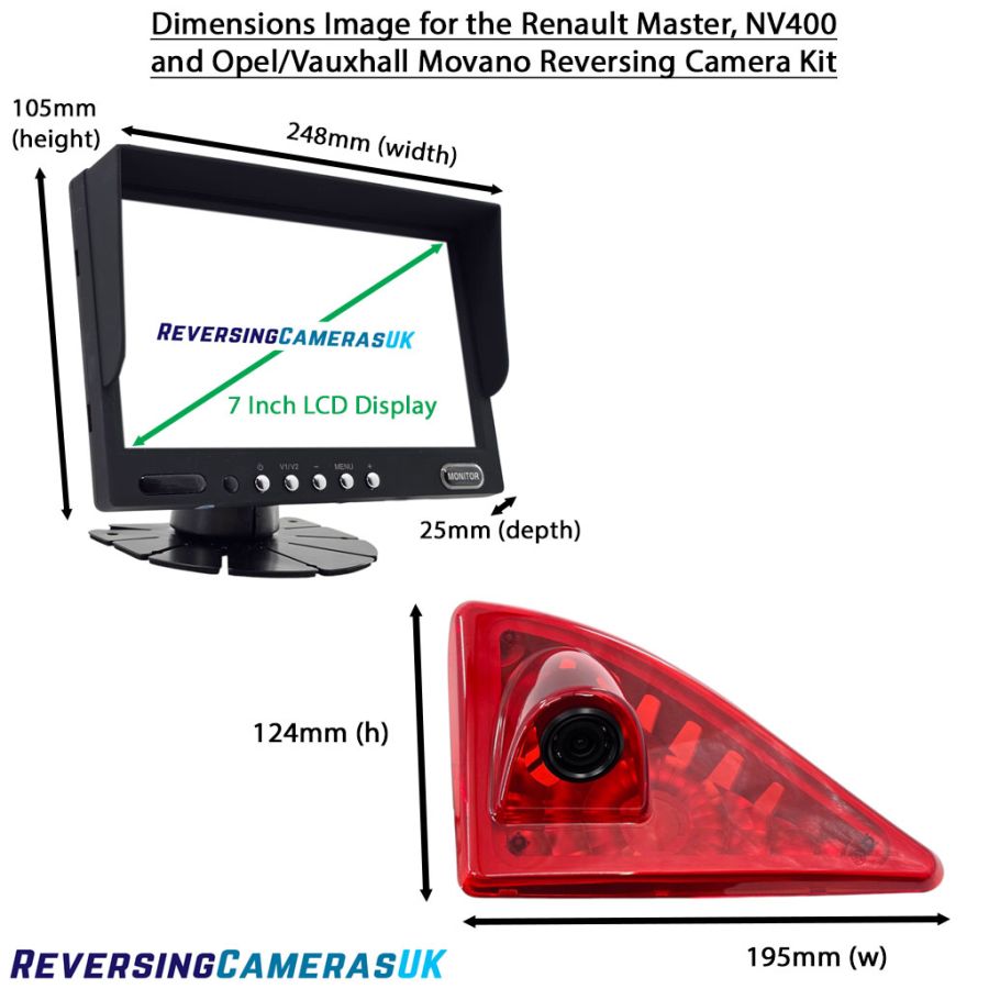 Vauxhall Opel Movano, Nissan NV400, Renault Master Reverse Camera ...