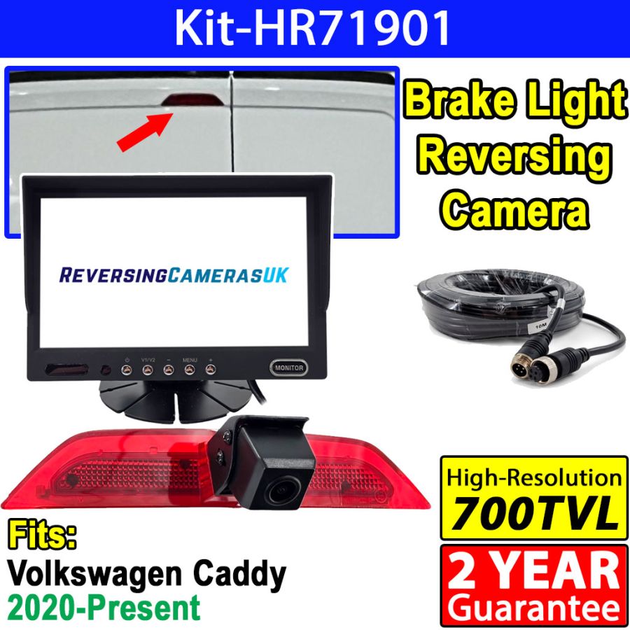 2020+ Volkswagen Caddy Reverse Camera System with 7 inch Display ...