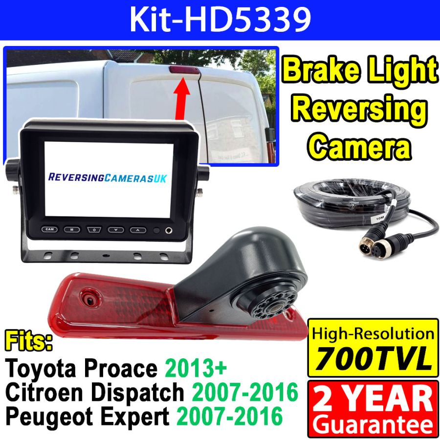 Peugeot Expert, Citroen Dispatch & Toyota Proace Reverse Camera System ...