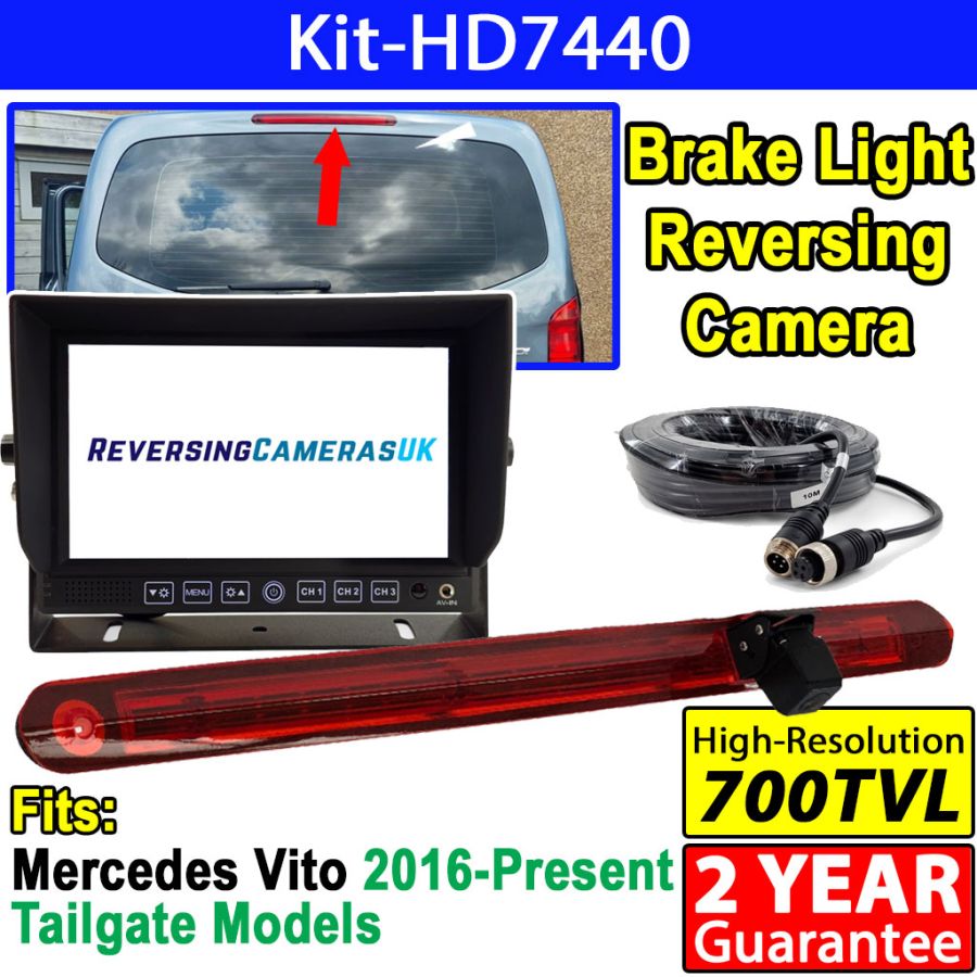 Mercedes Vito Reverse Camera System with 7 inch Heavy-Duty Display ...
