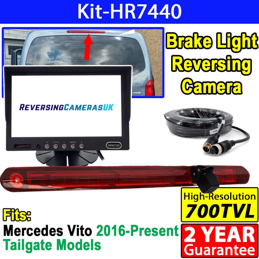 Mercedes Vito Reverse Camera System with 7 inch Display - Reversing ...